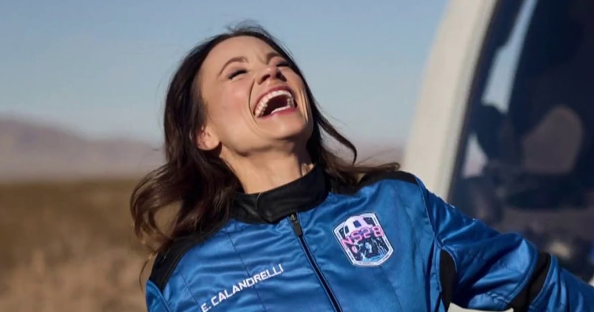 'Space Gal' Emily Calandrelli becomes 100th woman in space on Blue Origin
