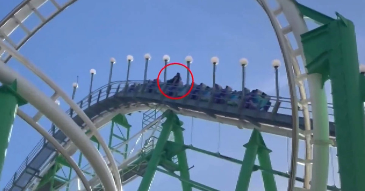 Man climbs out of moving roller coaster in terrifying incident