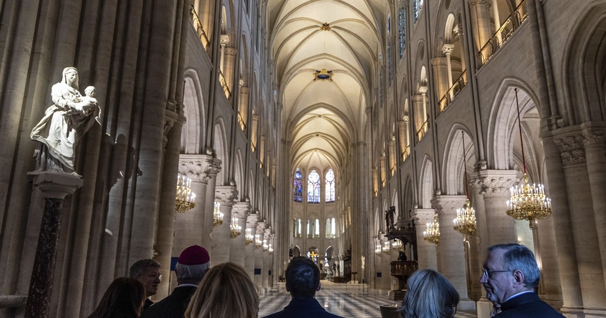 Inside restored Notre Dame cathedral: ‘More beautiful than before’