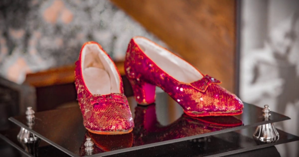 Dorothy’s ruby slippers from ‘Wizard of Oz’ sell for $28M at auction