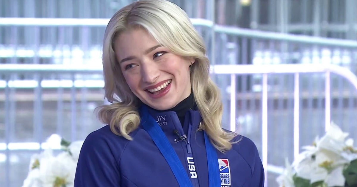 Skater Amber Glenn on Grand Prix win, prioritizing mental health