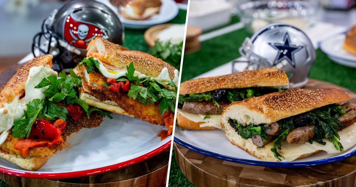 2 game day sandwiches to enjoy while you watch