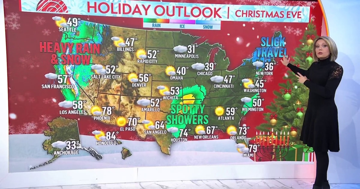 Christmas week forecast: What to expect for the holiday week