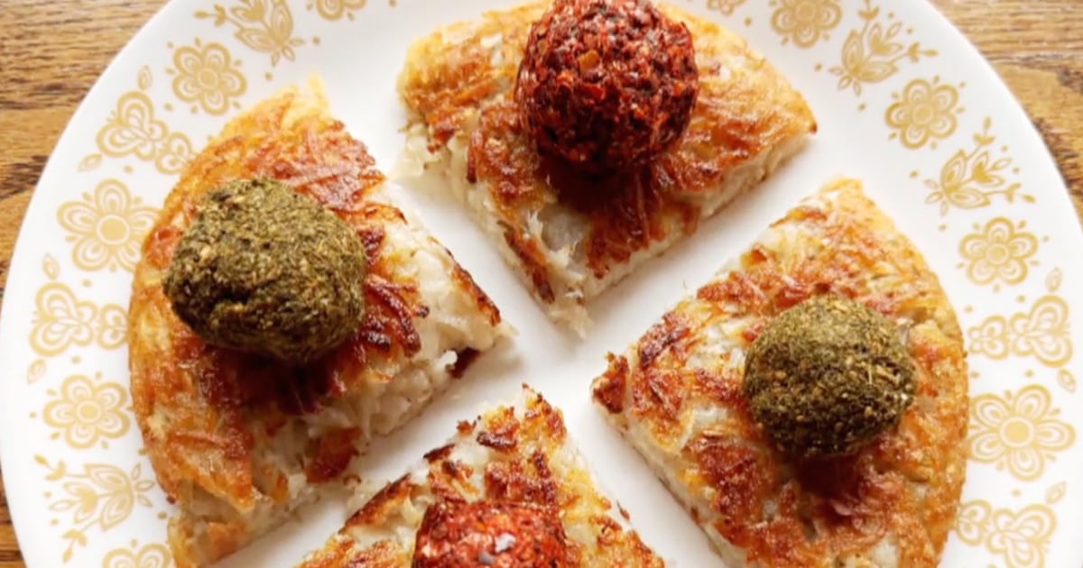 Crispy latkes with marinated labneh balls: Get the holiday recipe