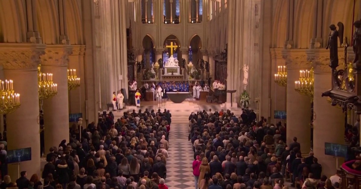 Notre Dame cathedral prepares for first Christmas since reopening