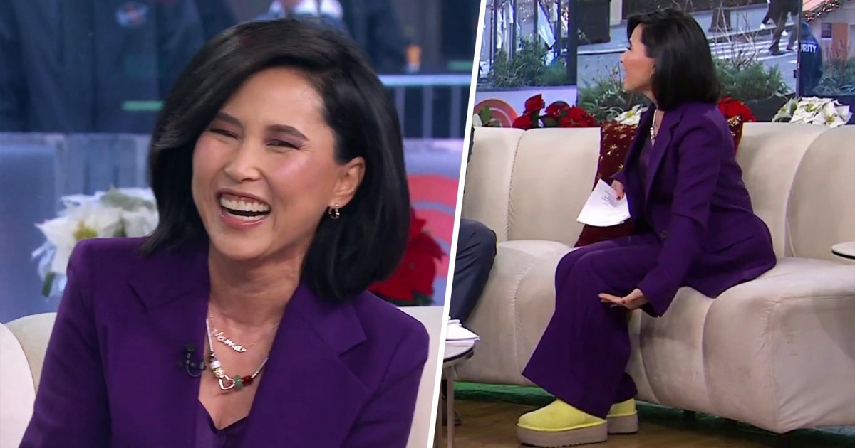 NBC's Vicky Nguyen forgets work shoes, wears slippers on-air!