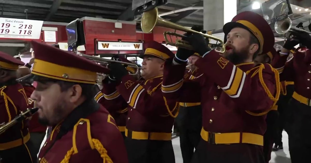 Go behind-the-scenes of Washington Commanders Marching Band