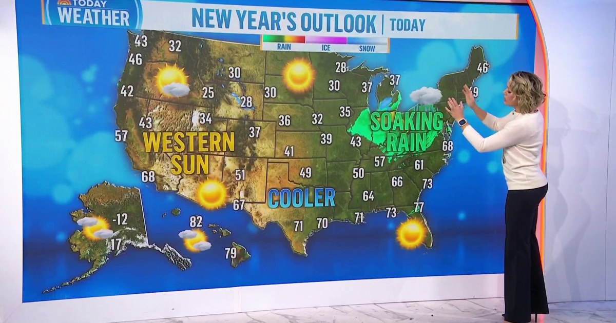 New Year's Eve weather forecast: What to expect across the US