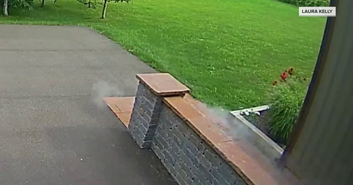Home security camera captures video and sound of meteorite strike