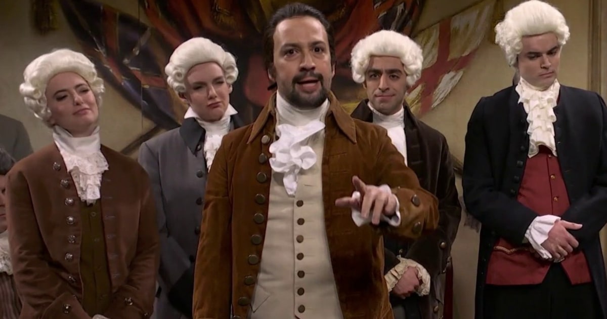 Lin-Manuel Miranda makes surprise ‘Hamilton’ cameo on ‘SNL’