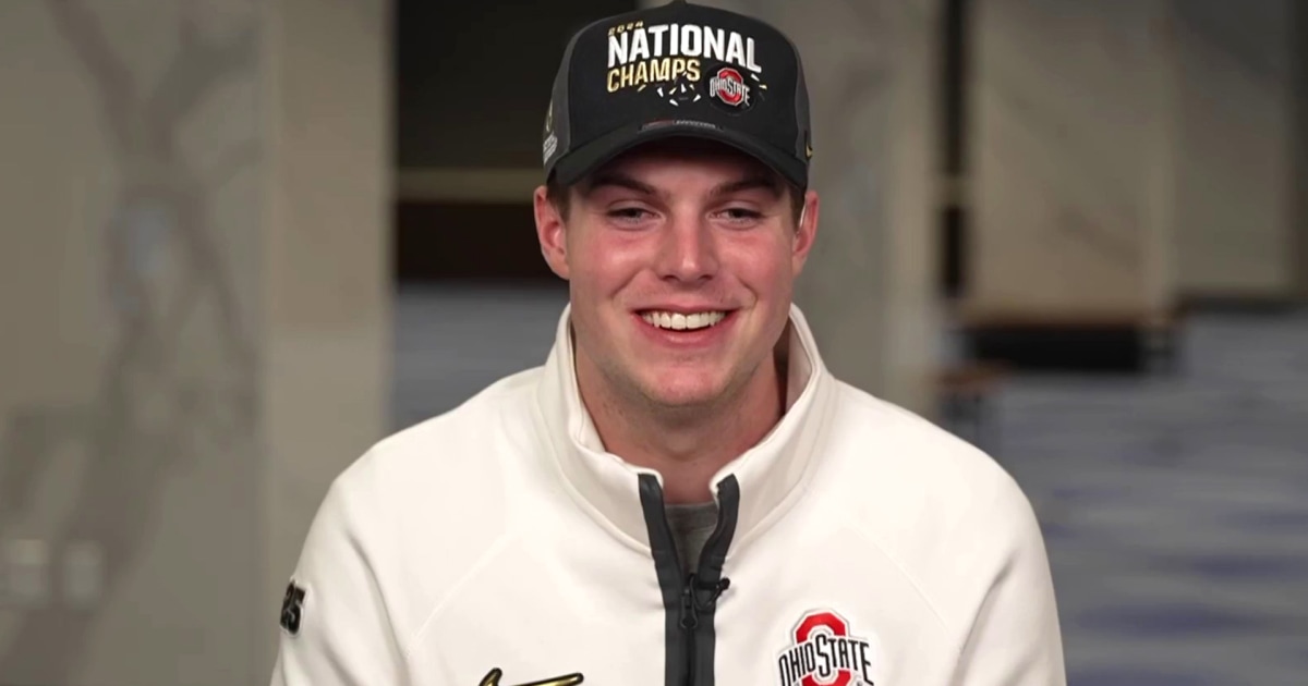 Will Howard talks National Championship, golf cart incident