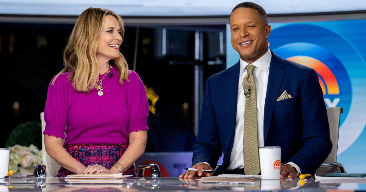Watch Craig Melvin’s first moments as co-host of TODAY
