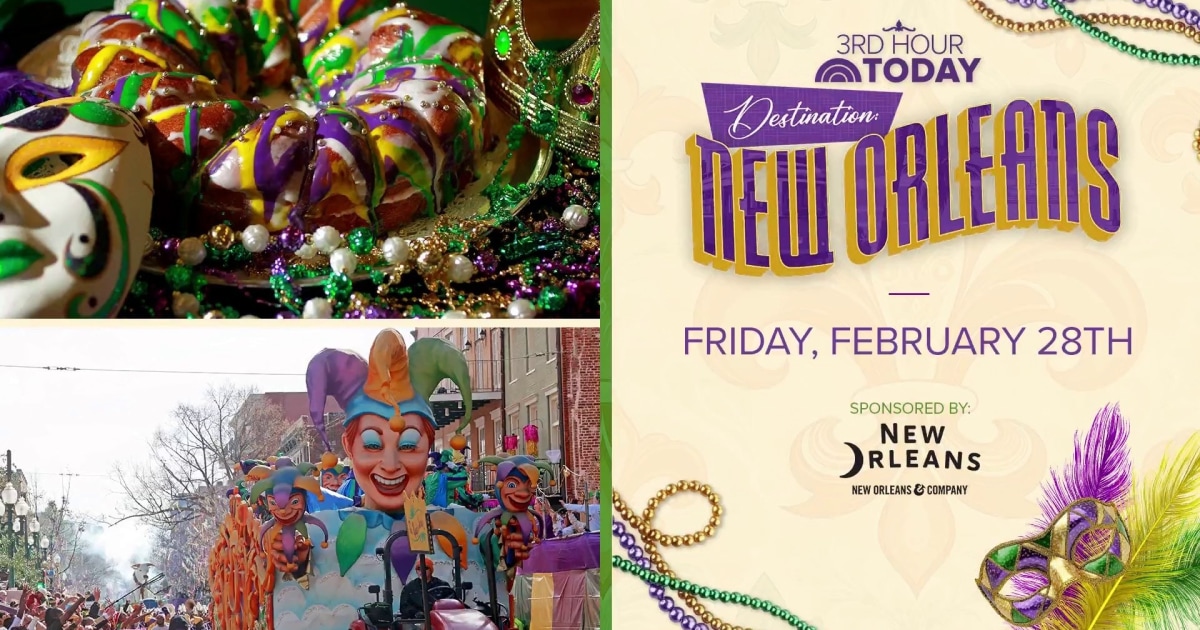 3rd Hour of TODAY is headed to New Orleans with a live audience!