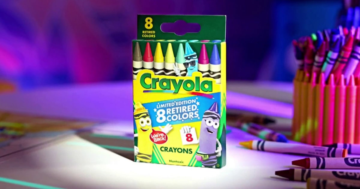 Crayola brings back a collection of fan-favorite retired colors