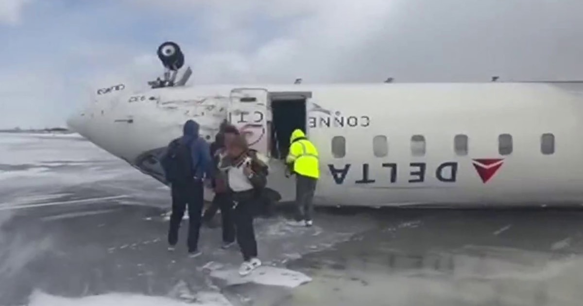 Delta offers $30K to passengers of plane that flipped upside down