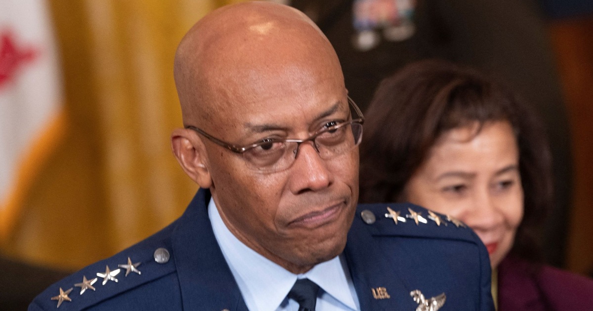Trump fires chairman of Joint Chiefs of Staff Gen. CQ Brown