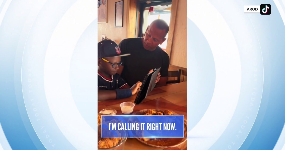 See Young Fan Approach Alex Rodriguez For Tips On His Swing