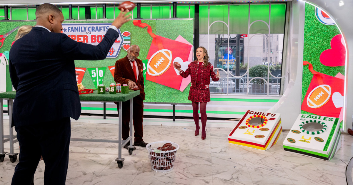 Super Bowl Sunday and Valentine’s Day crafts for the whole family