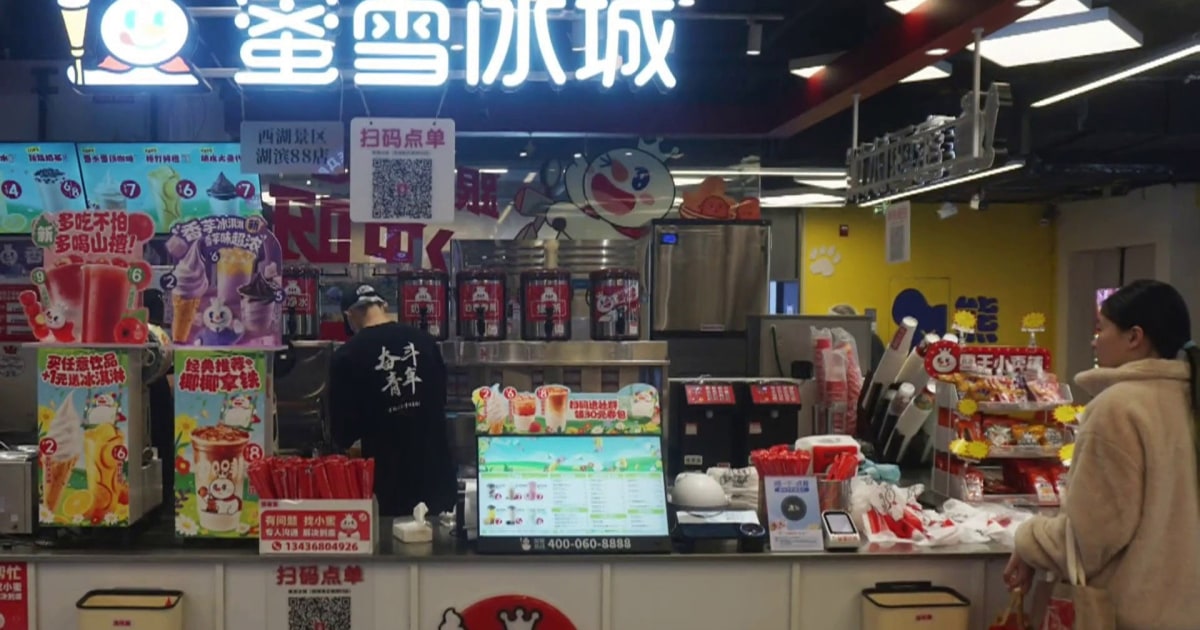 Mixue overtakes McDonald's as world's largest fast-food chain