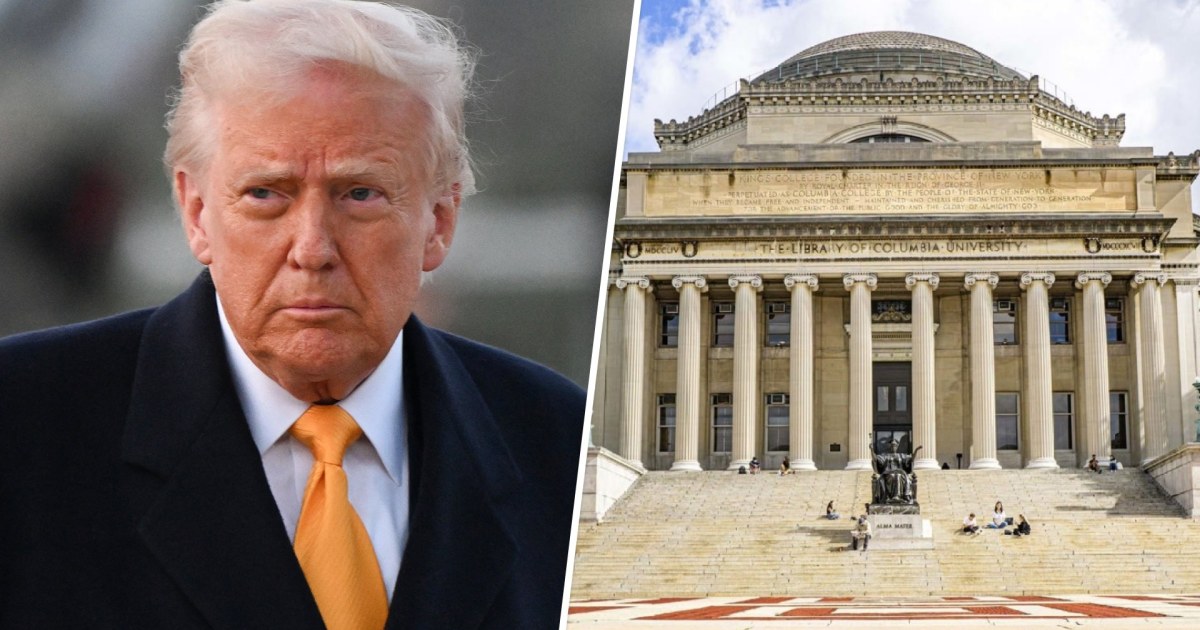 Trump cuts $400 million in federal grants for Columbia University