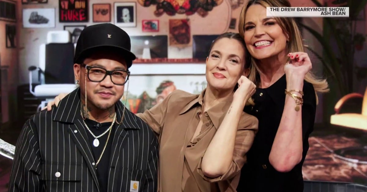See Savannah Guthrie and Drew Barrymore’s new tattoos