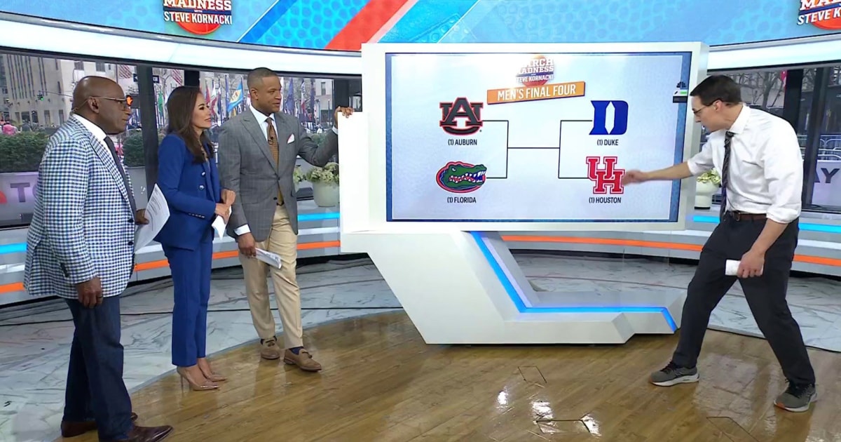 Steve Kornacki breaks down March Madness’s Final Four stats