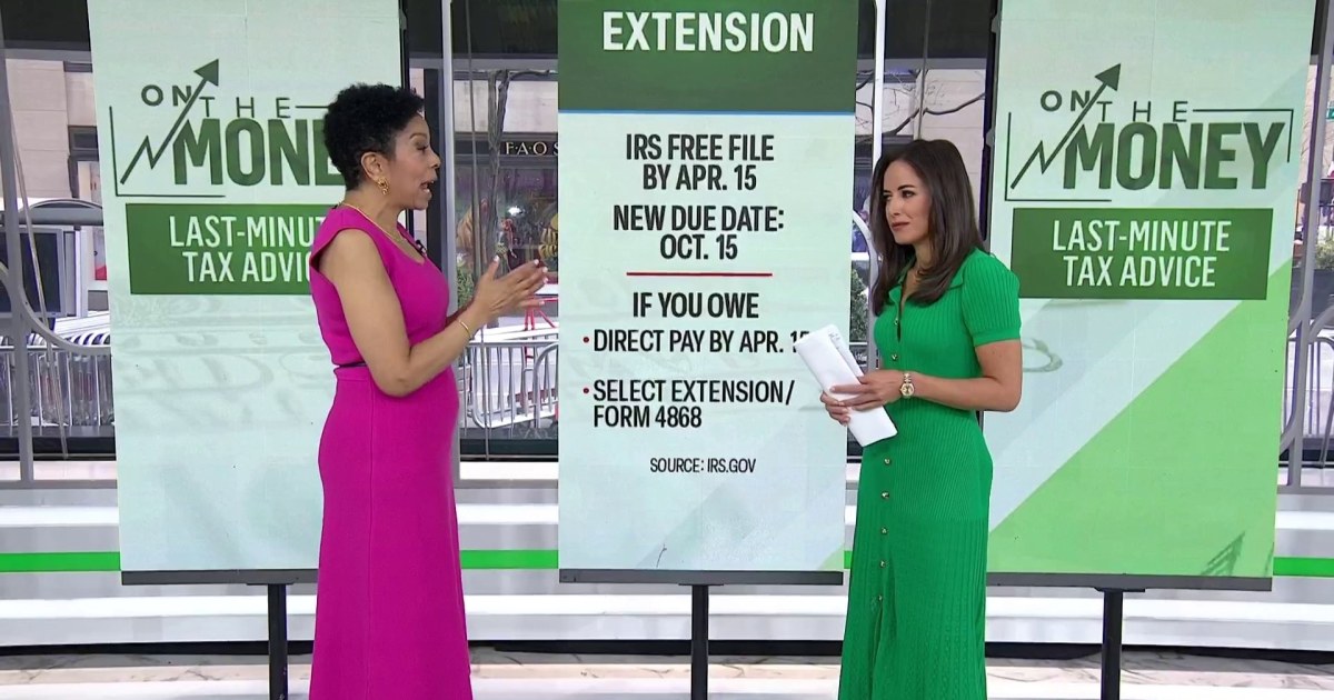 Last-minute tax advice: What to know about filing, extensions, more