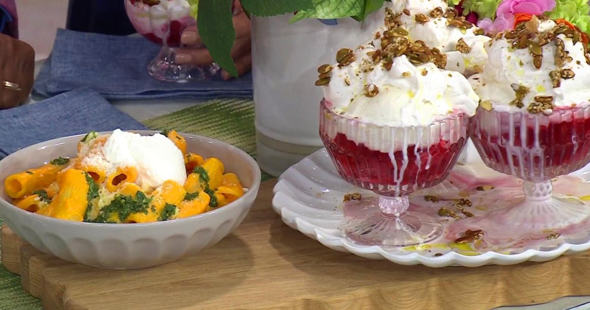 Spicy carrot rigatoni, roasted strawberry sundae: Get the recipes!