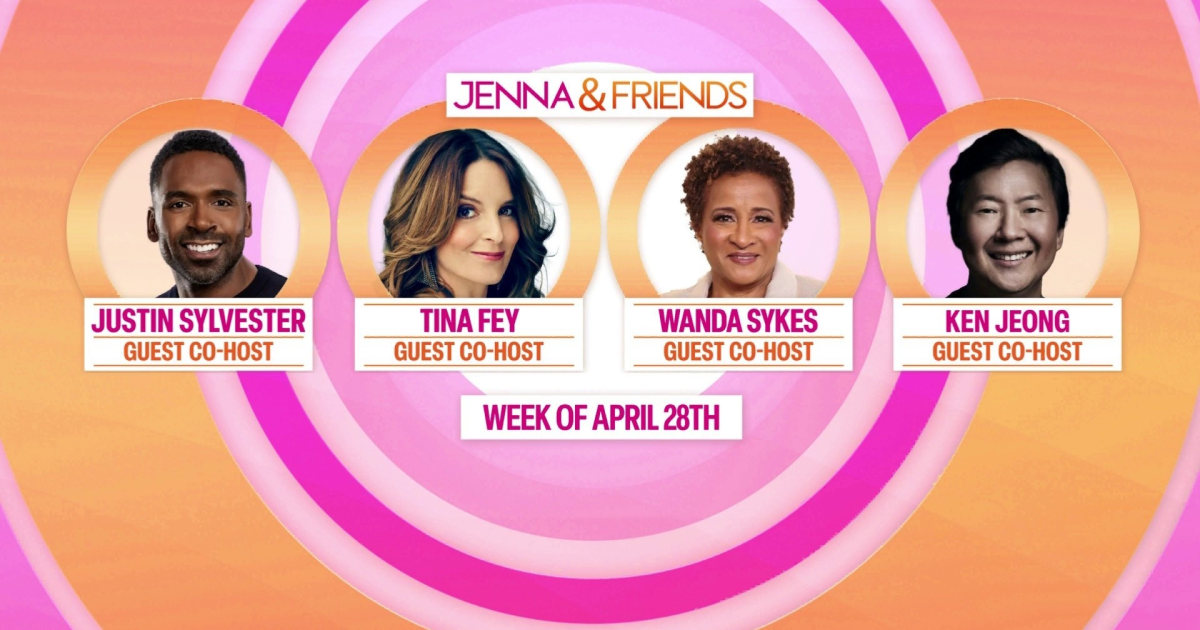 Tina Fey, Ken Jeong, more to co-host with Jenna week of April 28