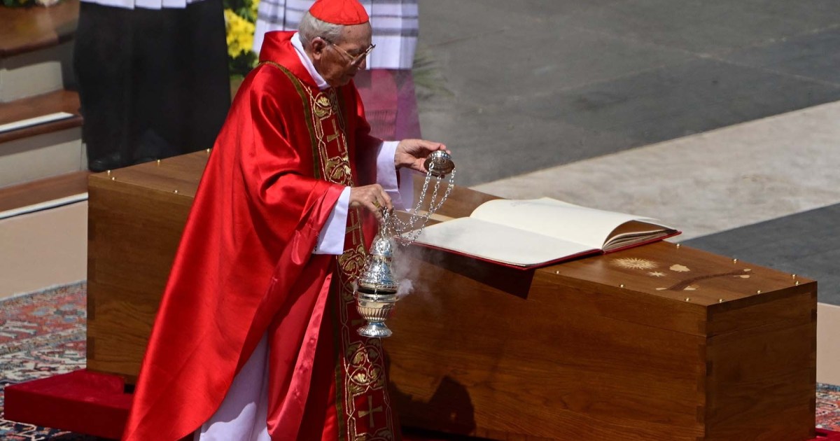 See key moments from Pope Francis' funeral
