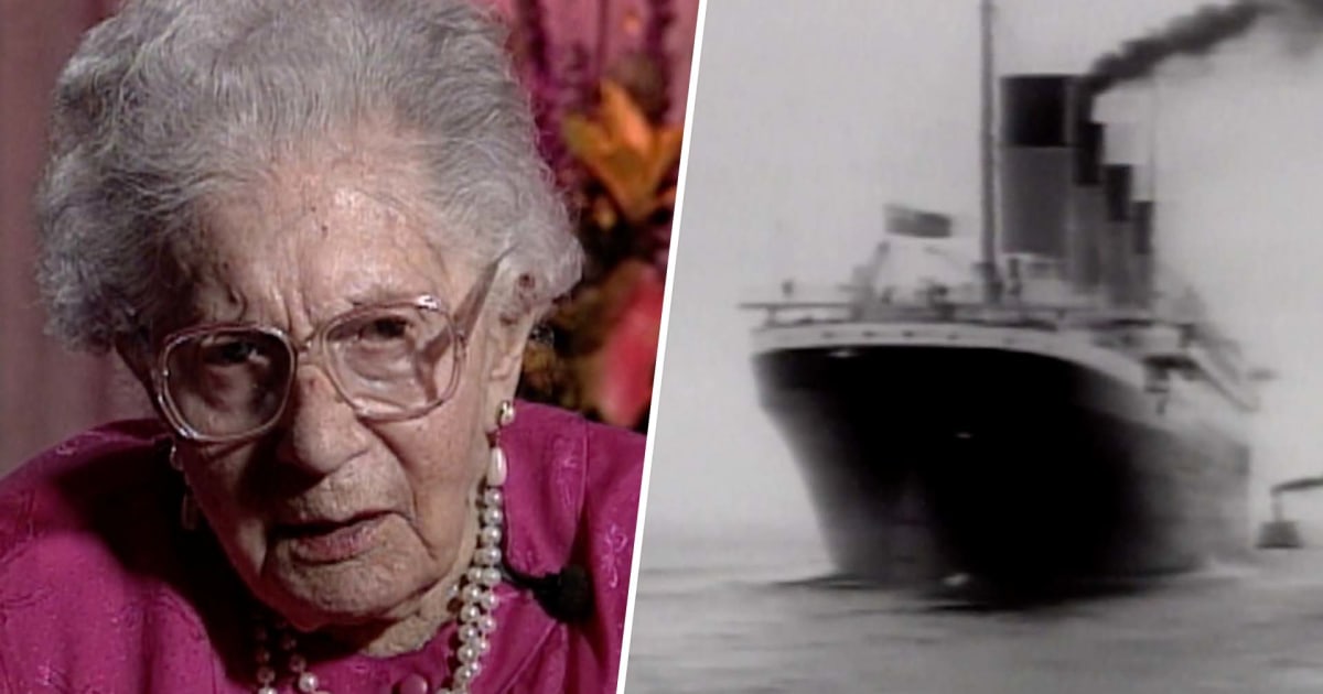 1996: Oldest living Titanic survivor recalls the night the ship sank