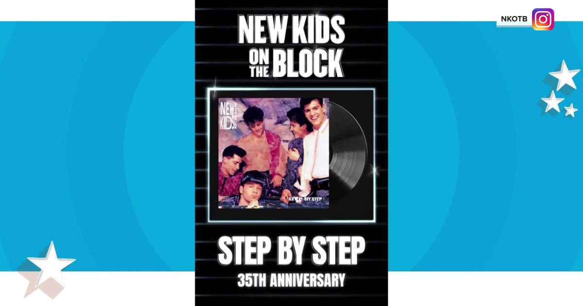 New Kids on the Block announces reissue of ‘Step By Step’