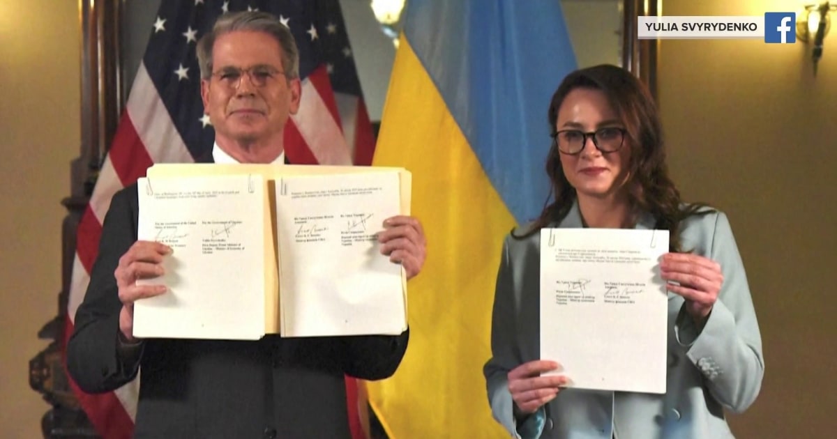US and Ukraine sign long-awaited mineral resources agreement