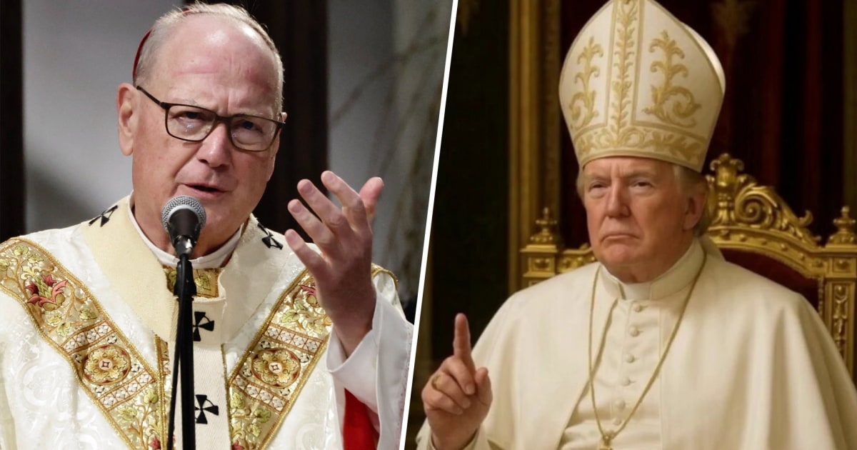 Cardinal Dolan reacts to Trump’s AI pope photo: ‘It wasn’t good’