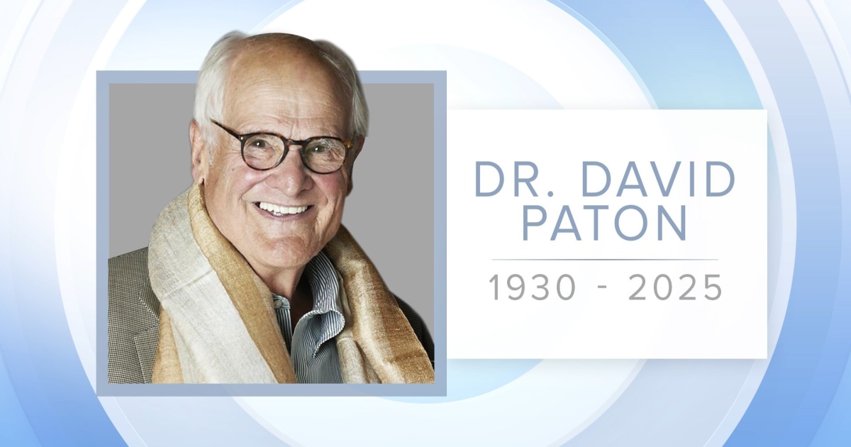 Dr. David Paton, Flying Eye Hospital creator, dies at 94