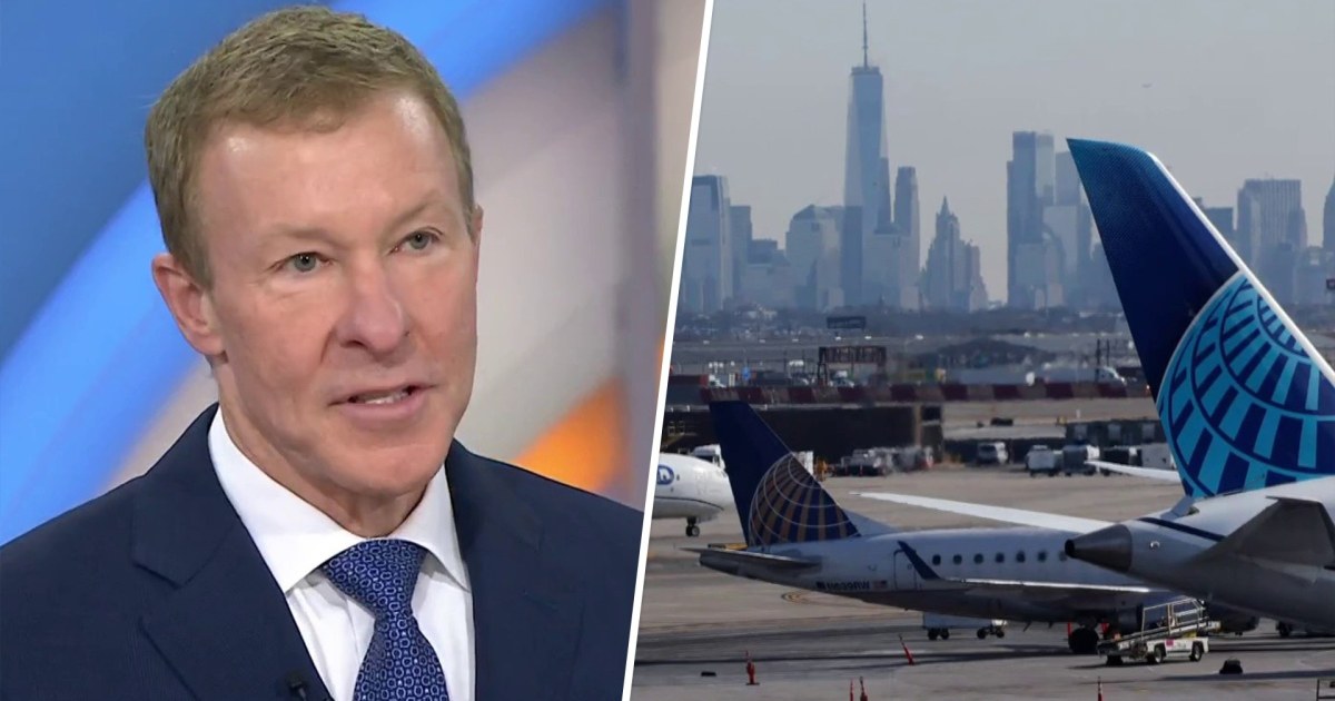 United CEO Scott Kirby talks Newark issues, short staffing of ATC