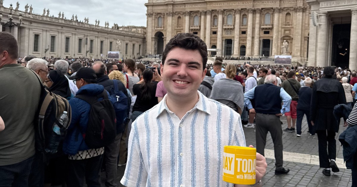 TODAY editor attends Pope Leo’s blessing in Sunday Mug Shot