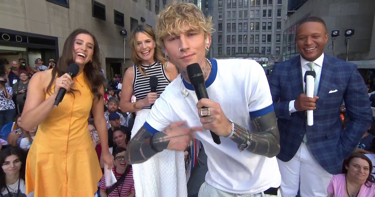 See mgk Deliver the Weather Forecast on TODAY!