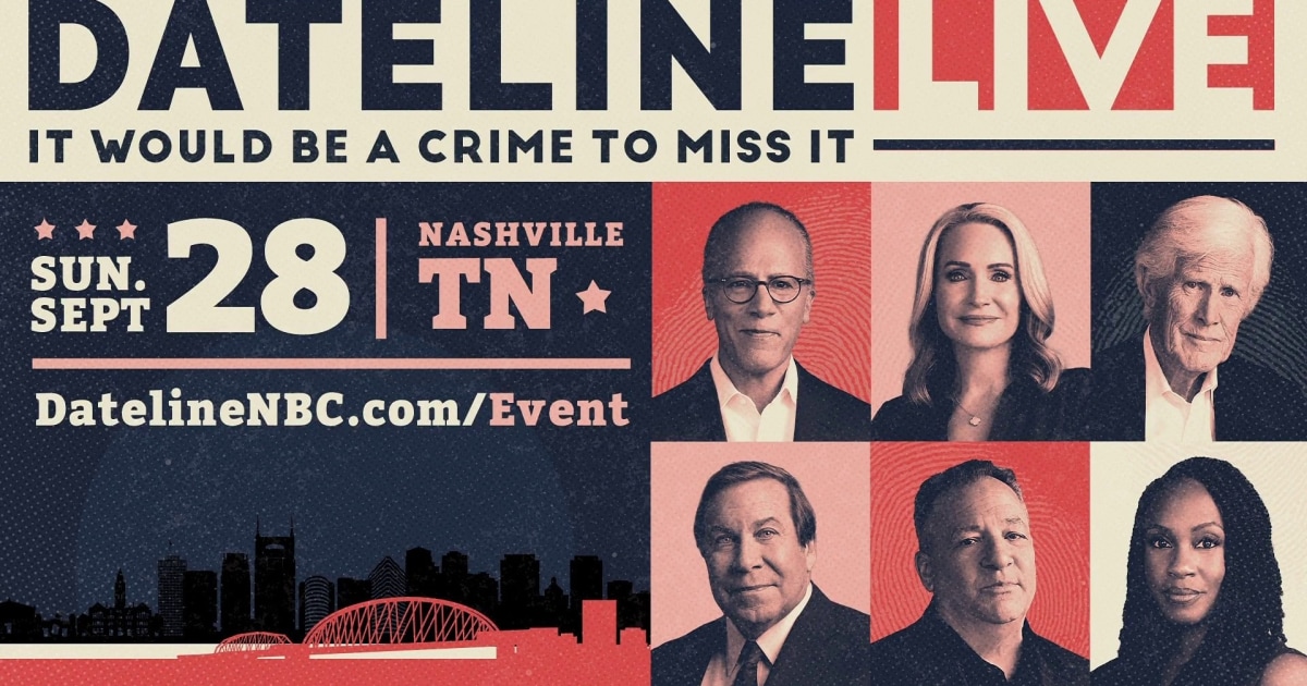 Dateline Live: See the True Crime Team at Fan Event