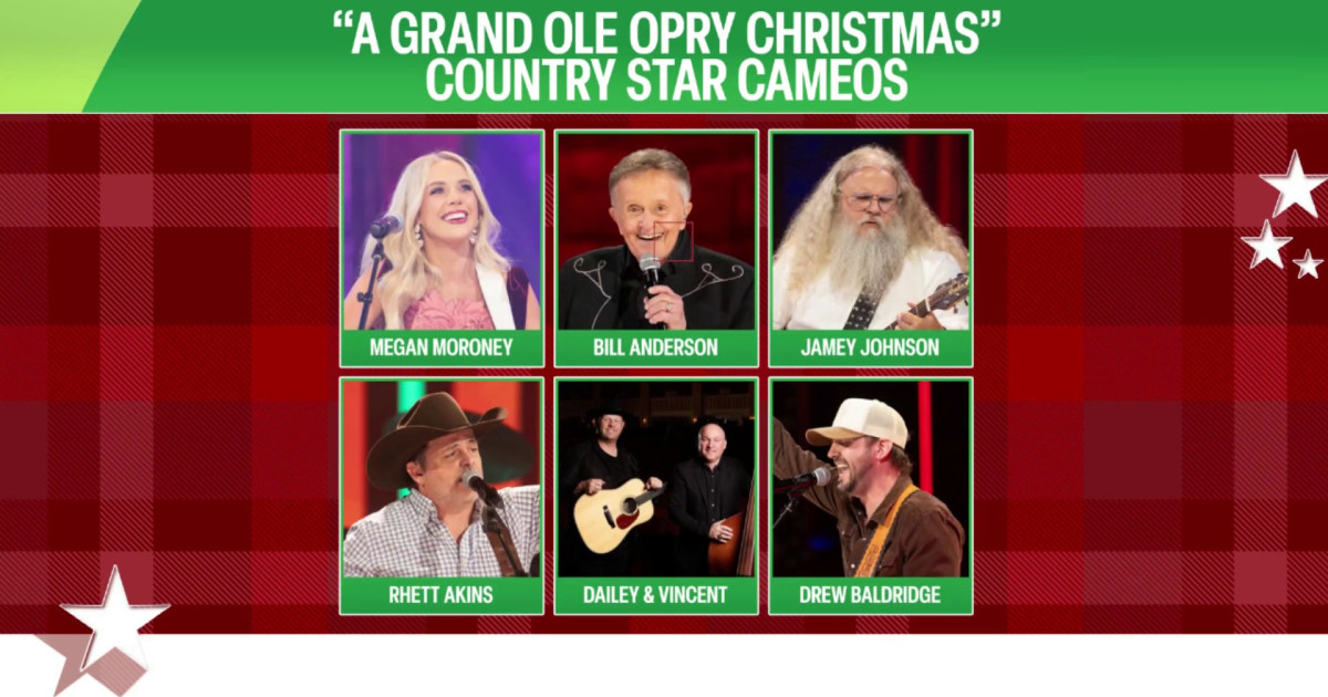 Hallmark’s ‘Grand Ole Opry Christmas:’ See the List of Cameos