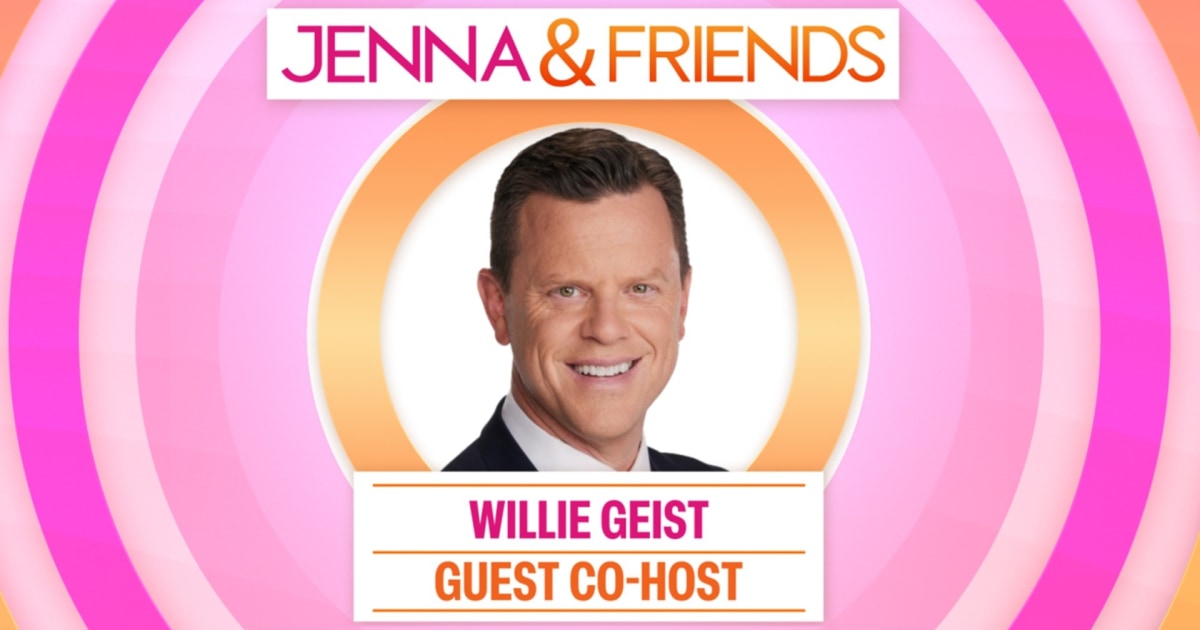 Willie Geist to Guest Co-Host Jenna & Friends Sept. 2-5