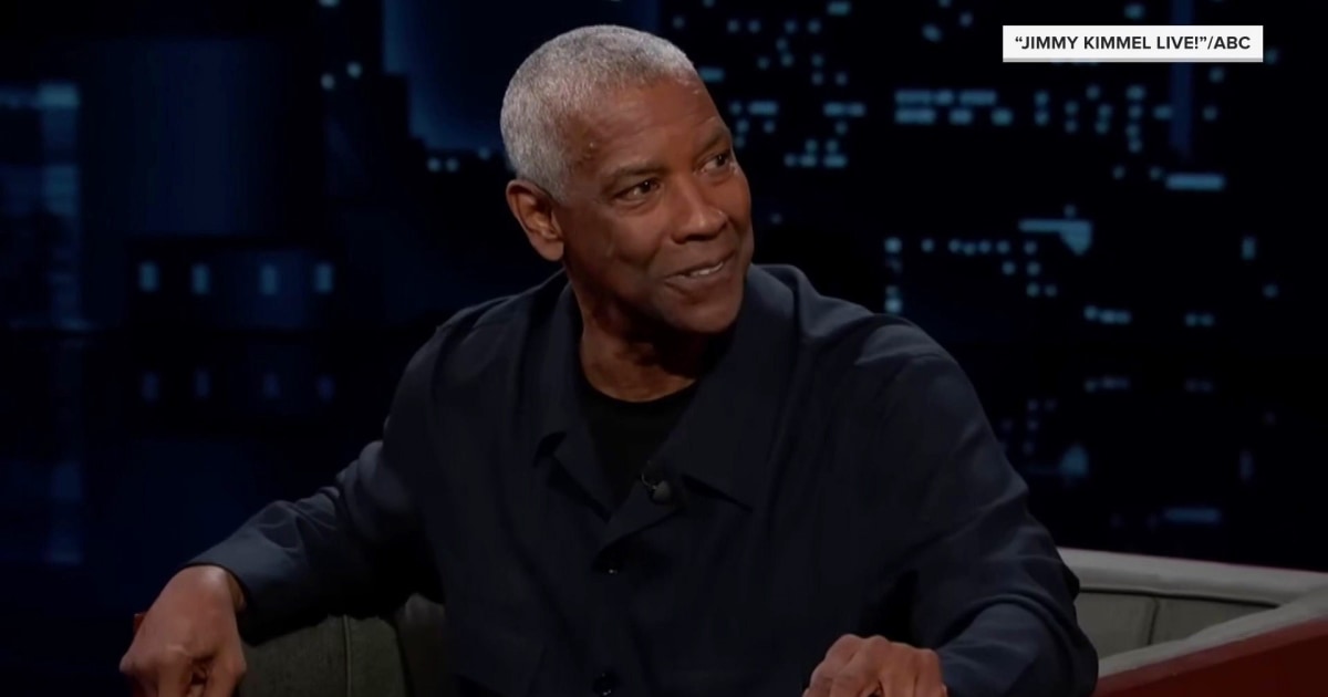 How Do You Pronounce Denzel Washington? What the Actor Says
