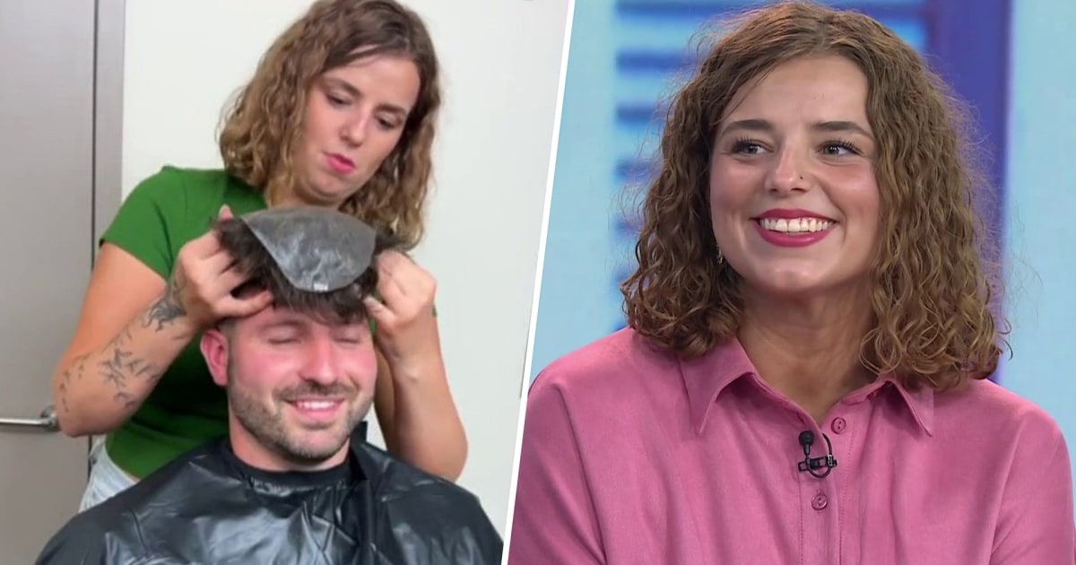 Toupee Queen Gives Makeover to 2 TODAY Viewers