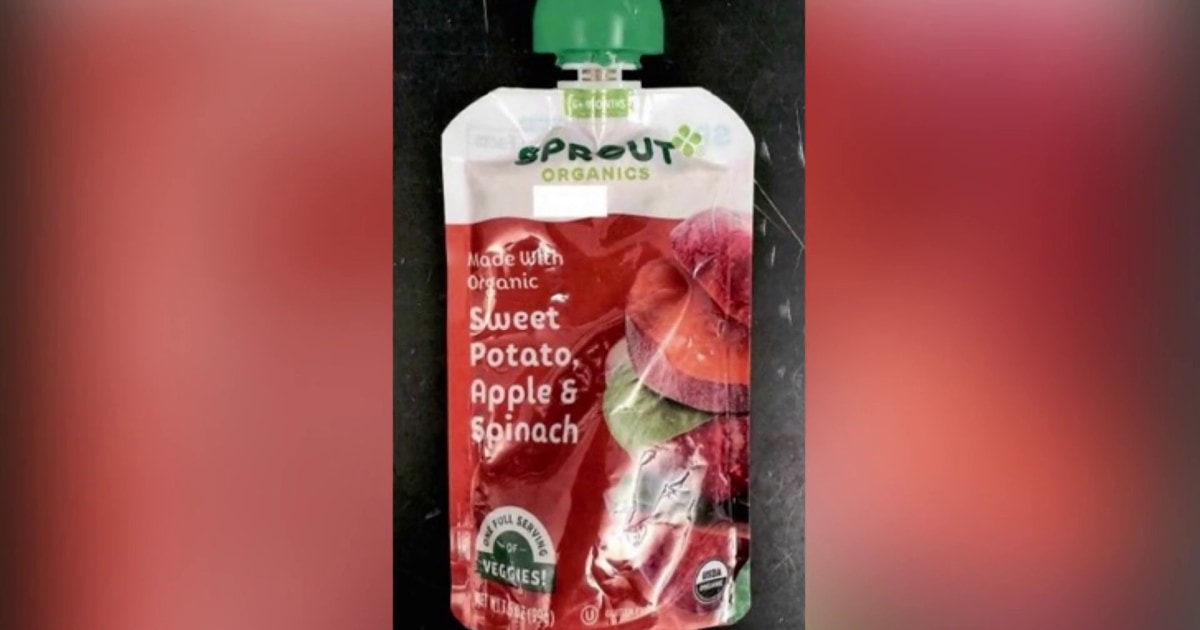 Sprout Organics Recalls Baby Food Pouches Due to Health Risk