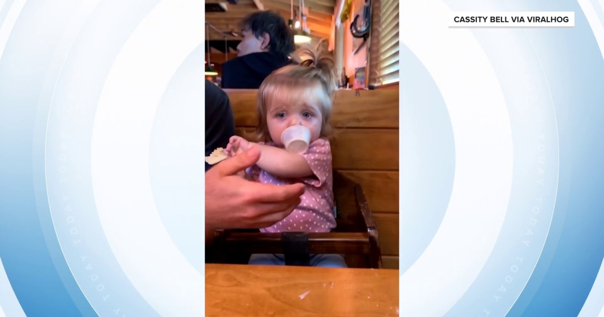 Toddler Soaks Up Every Last Drop of Her Favorite Treat: Butter