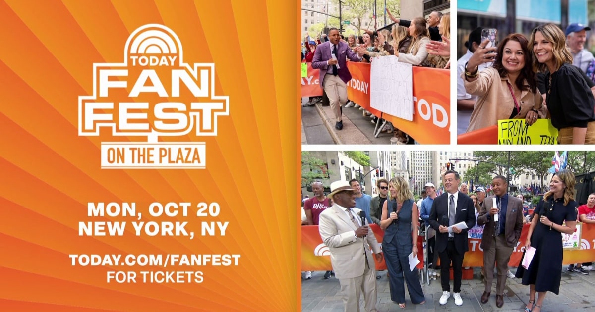 TODAY Fan Fest: Here Is the Timeline of Fun Events