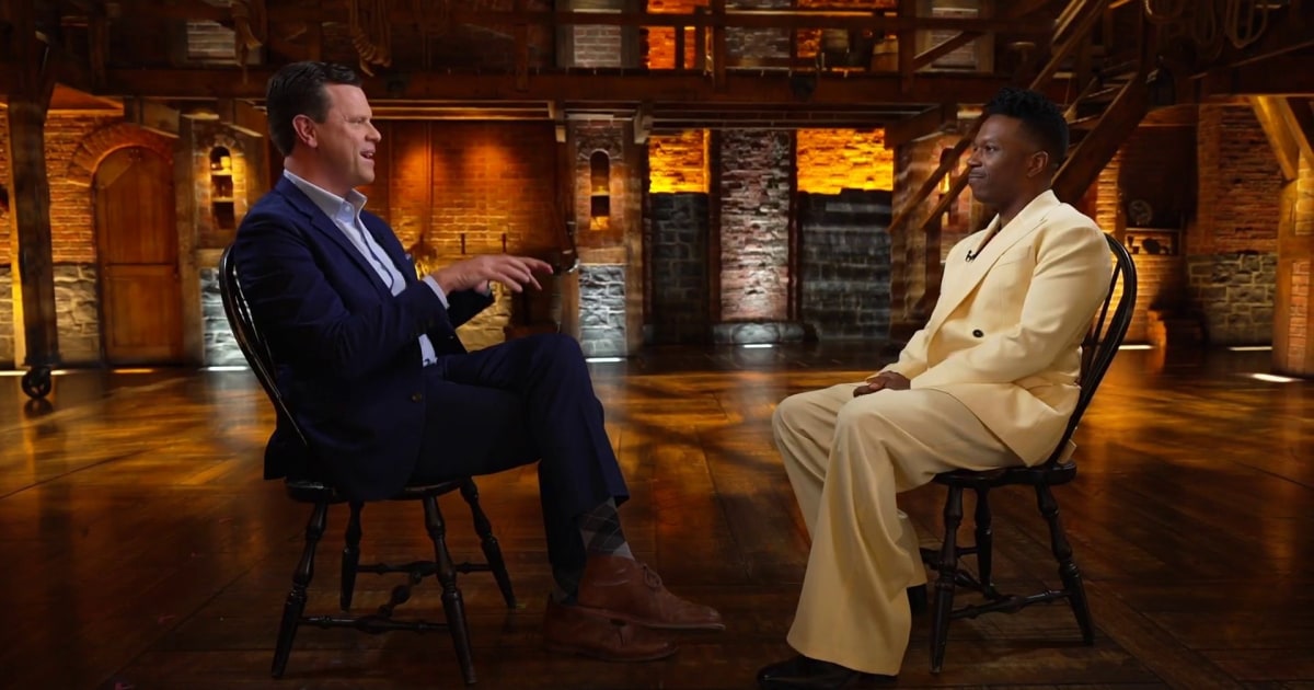 Leslie Odom Jr. Sits Down With Willie Geist on Sunday TODAY