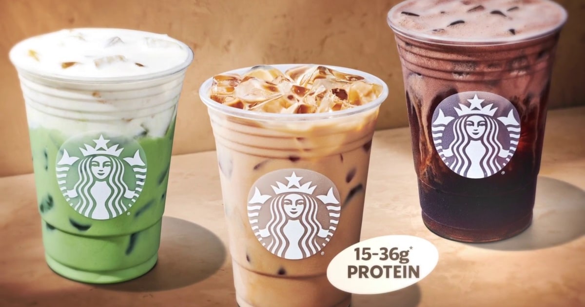 Starbucks Unveils New Line of Lattes With Protein-Boosted Milk