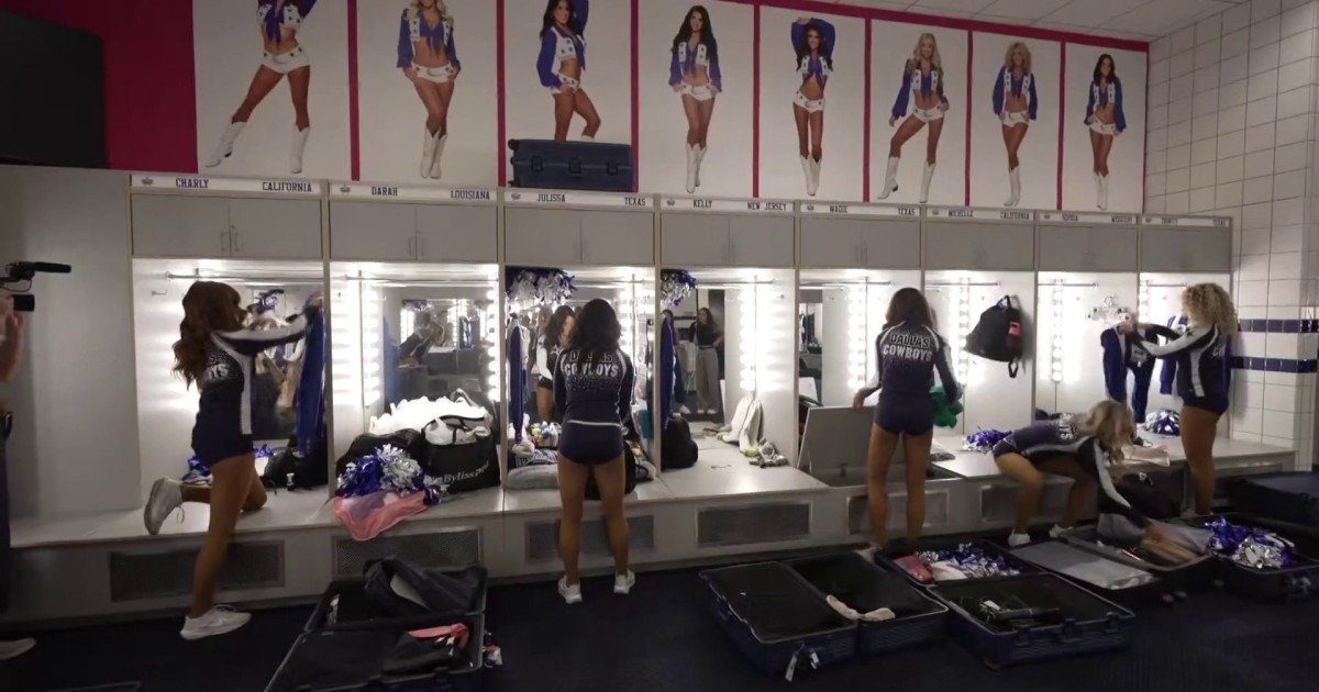 See How Dallas Cowboys Cheerleaders Prepare For Game Day
