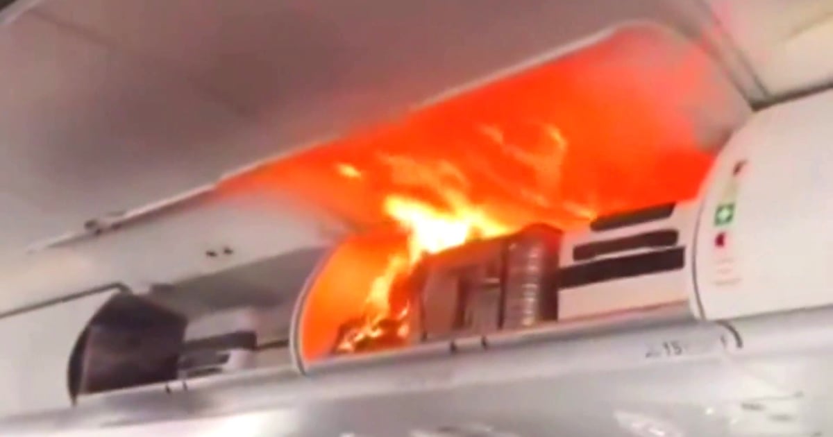 Lithium Battery Causes Fire Midair; Cargo Plane Skids Into Water